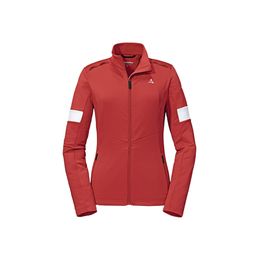Sch&ouml;ffel Sch&ouml;ffel Funktionsfleecejacke 'Grassen' Damen Gr&ouml;&szlig;e 4XL cranberry / wei&szlig;