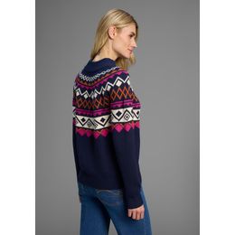 Kangaroos Pullover Damen Gr&ouml;&szlig;e XXL/XXXL marine / orange / rosa