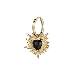 Haze&Glory Haze&glory Ohrring 'Flaming Heart' Herren Gr&ouml;&szlig;e XS/XXL gold
