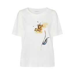 TATUUM T-Shirt 'Landa 1' Damen Gr&ouml;&szlig;e L blau / safran / offwhite