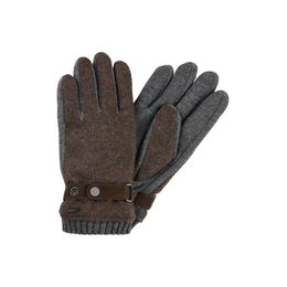 Camel Active Strickhandschuhe mit Verstellriemen Herren Gr&ouml;&szlig;e M/L dunkelbraun