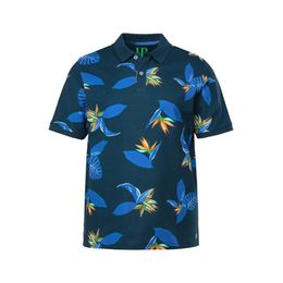 JP1880 Poloshirt Herren Gr&ouml;&szlig;e XXXL blau / navy / orange