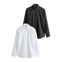 next Hemd Herren Gr&ouml;&szlig;e S schwarz / wei&szlig;