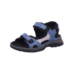 Waldl&auml;ufer Waldl&auml;ufer Sandale 'Sandalette Damen 769004-100 263 Leder-Mix in blau' Damen Gr&ouml;&szlig;e 41 blau