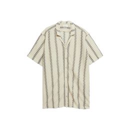 s.Oliver Red Label Big & Tall Button Up Shirt male size 4XL Beige / Black