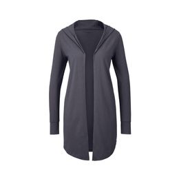 Tchibo - Wellness-Sweatjacke mit Kapuze - Damen - Gr. S - anthrazit