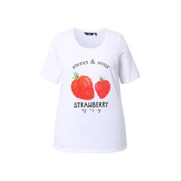 Ulla Popken Shirt female size XXXL/4XL Green / Red / Black / White