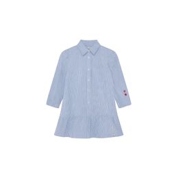 Noppies Kleid M&auml;dchen Gr&ouml;&szlig;e 140 blau / wei&szlig;