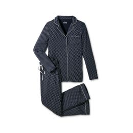 Tchibo - Pyjama - Damen - Gr. M - wei&szlig;/print