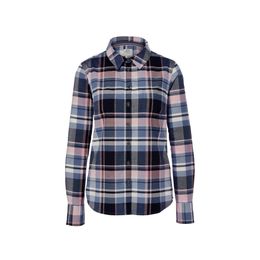Tchibo - Karierte Flanell-Bluse - Damen - Gr. 46 - hellblau/kariert