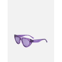 K by KARL LAGERFELD Karl Lagerfeld Sonnenbrille Damen Gr&ouml;&szlig;e 54 violettblau