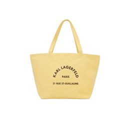 K by KARL LAGERFELD Karl Lagerfeld Shopper 'Rue St-Guillaume' Damen Gr&ouml;&szlig;e One Size hellgelb / schwarz
