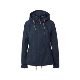 Tchibo - Gemusterte Softshell-Jacke - Damen - Gr. 48 - dunkelblau/print