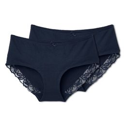 Tchibo - 2 Pantys - Damen - Gr. L - dunkelblau