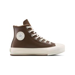 Converse High-Top Sneakers 'Converse Chuck Taylor All Star Lift Leather Platform' female size 38 Brown