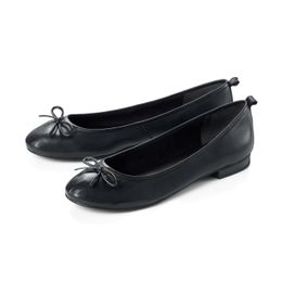 Tchibo - Leder-Ballerinas - Damen - Gr. 37 - schwarz