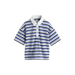next Poloshirt M&auml;dchen Gr&ouml;&szlig;e 146 navy / pastellgelb / hellgelb / violettblau