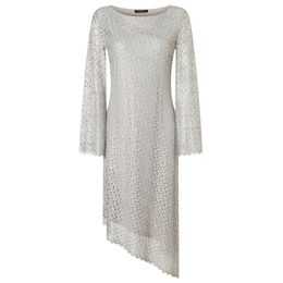 ana alcazar Kleid 'Zisa' Damen Gr&ouml;&szlig;e 40 silber Sommerkleid