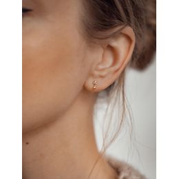 Hey Happiness Ohrringe 'Flower Drop' Damen Gr&ouml;&szlig;e One Size gold