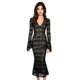 Kojooin Kleid Damen Gr&ouml;&szlig;e 40 schwarz Sommerkleid
