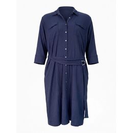 Shape Of You Kleid Damen Gr&ouml;&szlig;e 50/52 navy Sommerkleid