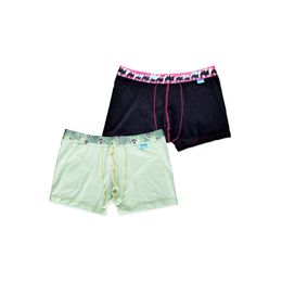 Unabux Boxershorts Herren Gr&ouml;&szlig;e S gr&uuml;n / mischfarben / schwarz