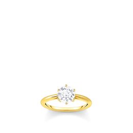 Thomas Sabo Ring Damen Gr&ouml;&szlig;e 56 wei&szlig;