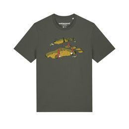 Watapparel T-Shirt Herren Gr&ouml;&szlig;e S khaki / mischfarben