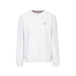 19V69 Italia Sweatshirt 'Nico' Herren Gr&ouml;&szlig;e S wei&szlig;