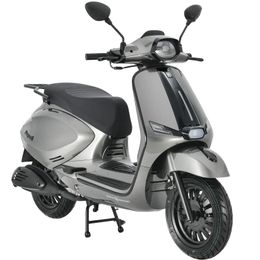 Alpha Motors Motorroller Napoli 50 ccm 45 km/h EURO 5 silber-schwarz