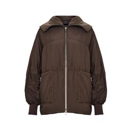 CESARE GASPARI Winter Jacket female size M Brown