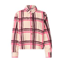 Street One Cord-Hemdbluse mit Karomuster Damen Gr&ouml;&szlig;e L bordeaux