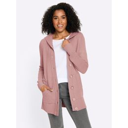 Kapuzenstrickjacke