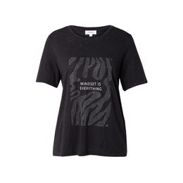 s.Oliver Shirt female size L mottled black / White