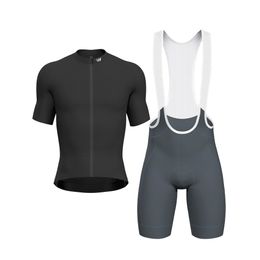 Wulibike Jogginganzug 'Wulibike Radsport-Set 'Gran Fondo' Schwarz/Grau' Herren Gr&ouml;&szlig;e XL schwarz