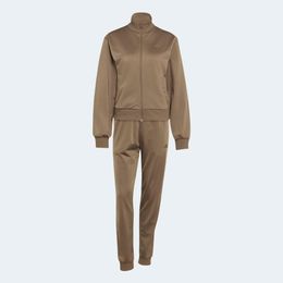 adidas Sportswear Trainingsanzug 'Essentials Feel Cozy' Damen Gr&ouml;&szlig;e M beige