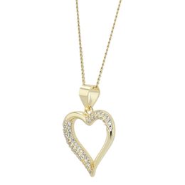 Akzent Anh&auml;nger '"Watin" aus 925 Sterlingsilber, rhodiniert, langlebig' Damen Gr&ouml;&szlig;e One Size gold