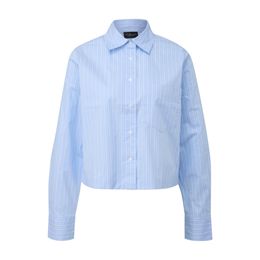 s.Oliver BLACK LABEL Bluse Damen Gr&ouml;&szlig;e S blau / wei&szlig;