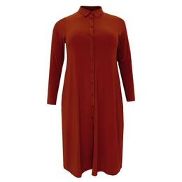Yoek Blusenkleid Damen Gr&ouml;&szlig;e 46/48 feuerrot Sommerkleid