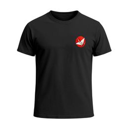 Neverless Shirt 'Origami Kranich' Herren Gr&ouml;&szlig;e 4XL schwarz