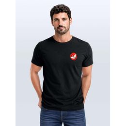 Neverless Shirt 'Origami Kranich' Herren Gr&ouml;&szlig;e 5XL schwarz