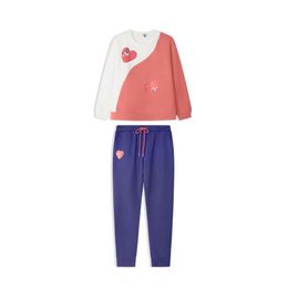 Gisela Pajama female size XL marine blue / Coral / Red / White
