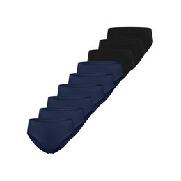 Schiesser Slip 'Essentials Cotton' Damen Gr&ouml;&szlig;e XL blaumeliert