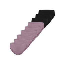 Schiesser Panty 'Essentials Cotton' female size M mottled purple