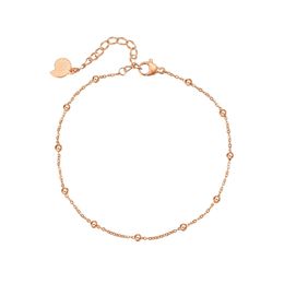Hey Happiness Fu&szlig;schmuck 'Mini Beads' Damen Gr&ouml;&szlig;e One Size rosegold