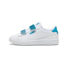 Puma Sportschuh 'Puma Smash 3.0 L Glitter Velcro V Ps Pum' Jungen Gr&ouml;&szlig;e 32 wei&szlig;