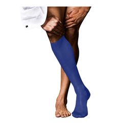 Falke Knee High Socks 'No. 9 Pure Fil d ́&Eacute;cosse' male size 39/40 Blue