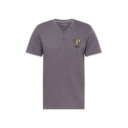 Tom Tailor Shirt male size XL Yellow / Grey / mottled grey / Black