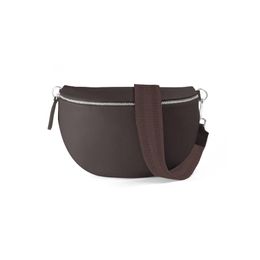 Lepelou G&uuml;rteltasche 'MILA large' Damen Gr&ouml;&szlig;e 30 cm x 19 cm x 9 cm dunkelbraun