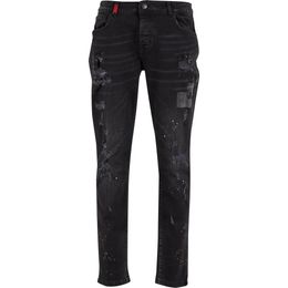 2Y Premium Jeans 'Pablo' Herren Gr&ouml;&szlig;e 34 black denim